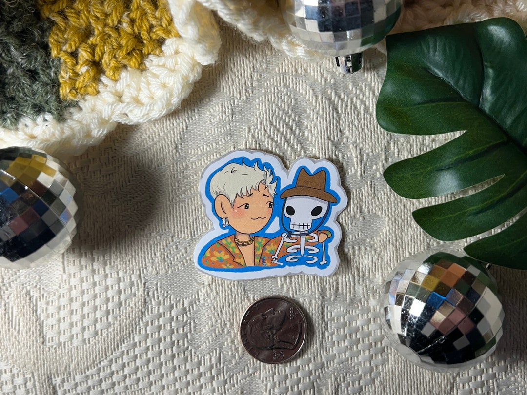 Seventeen Hoshi HOT Skeleton Sticker - Etsy