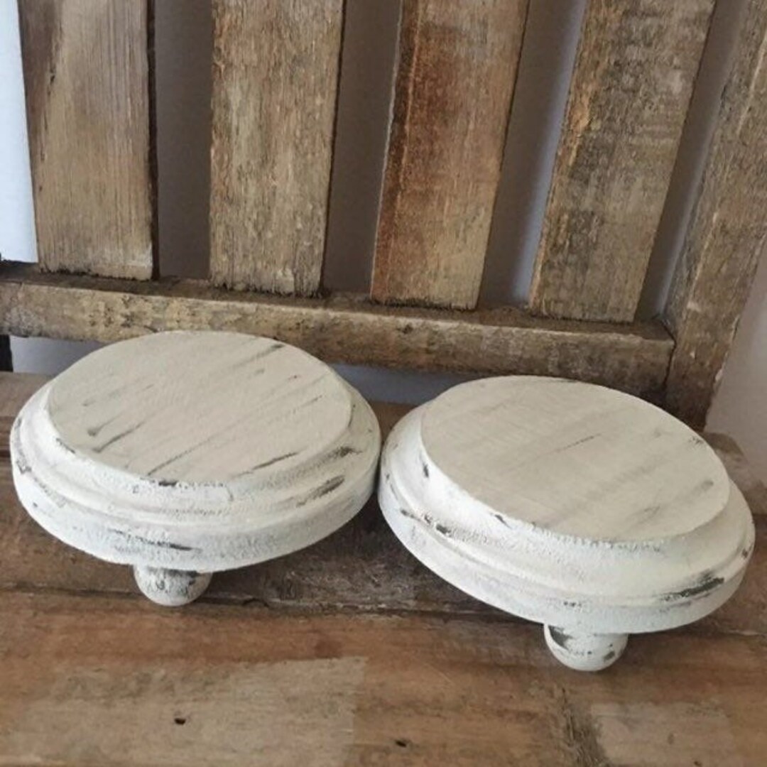 Farmhouse Distressed Wooden Riser - Etsy