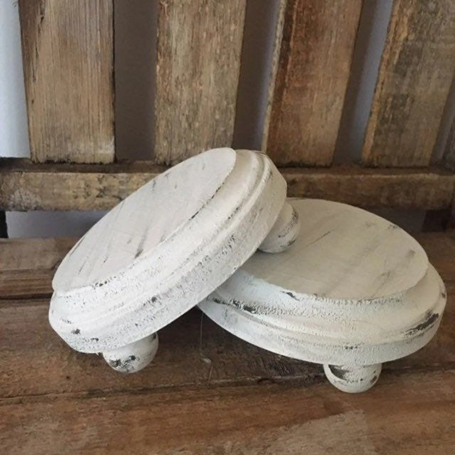 Farmhouse Distressed Wooden Riser - Etsy