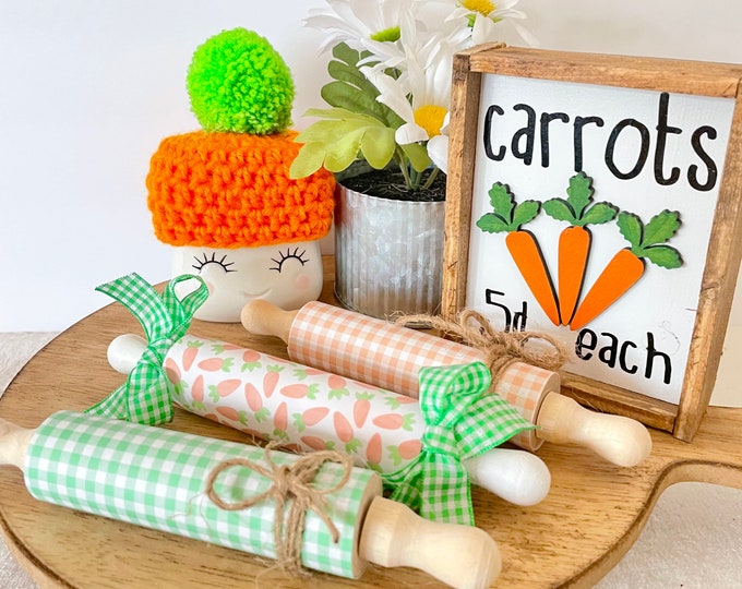 Mini Easter Rolling Pins - Etsy