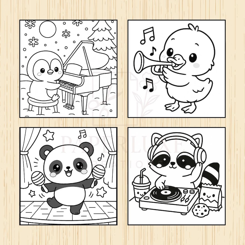 Music Time Coloring Pages | 20 Fun Music-themed Printable Sheets | Kids ...