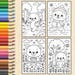 Kawaii Bear Coloring Pages | 20 Cute Forest Animal Printables for Kids ...