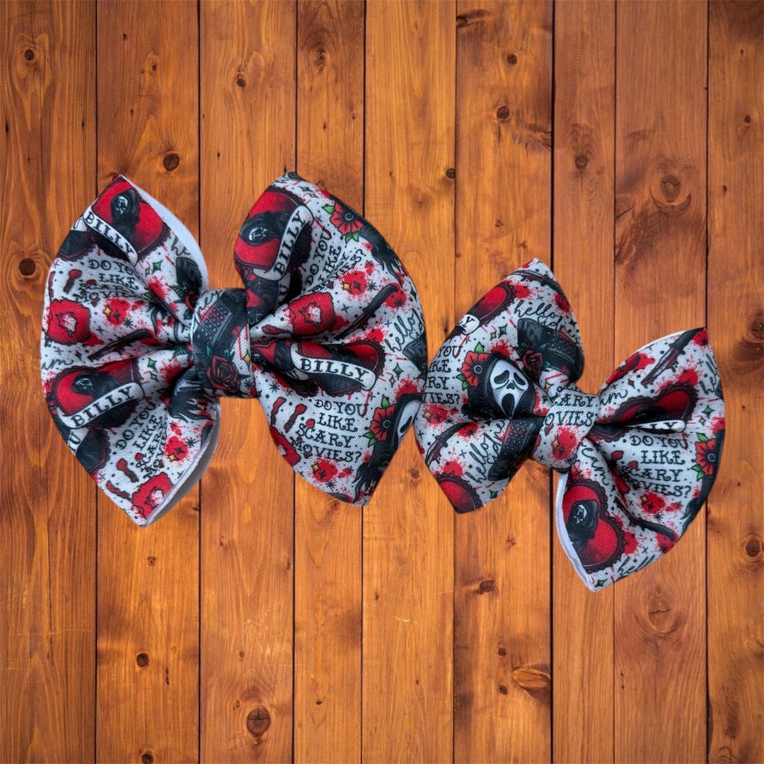 What’s Your Fav Scary Movie Bow - Etsy