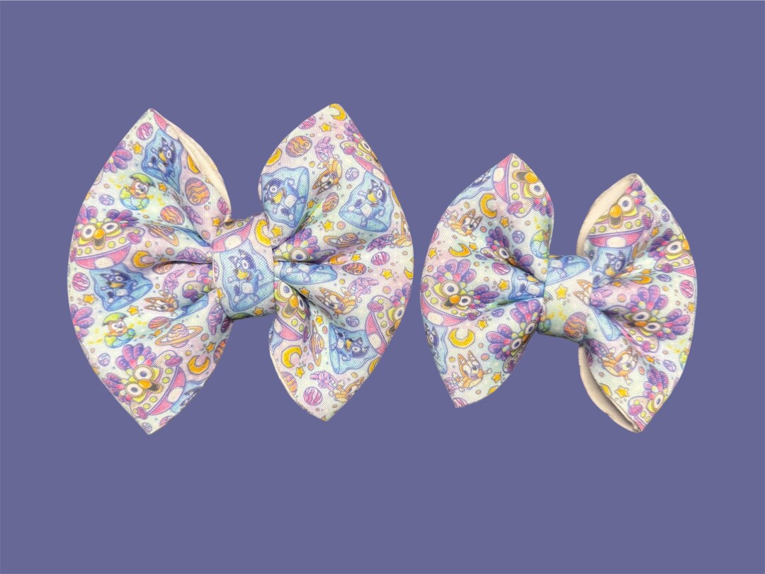 Blue Alien Bow - Etsy
