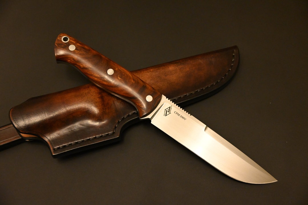 CPM S90V Custom Handmade Fixed Knife 63HRC Arizona Ironwood - Etsy