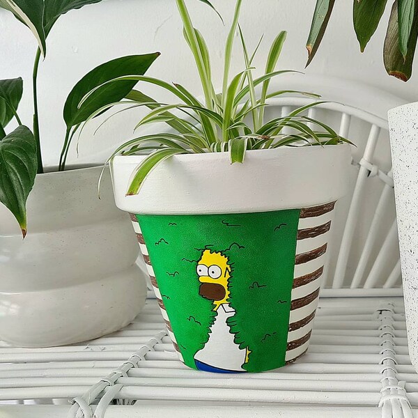 Handpainted Planter - Etsy