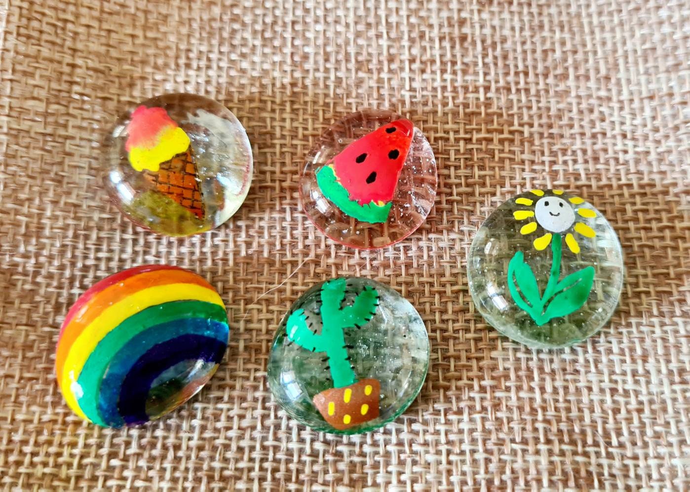 Mini Rocks Set Cutest mindfulhandpainted Rock Glass Rocks - Etsy Australia