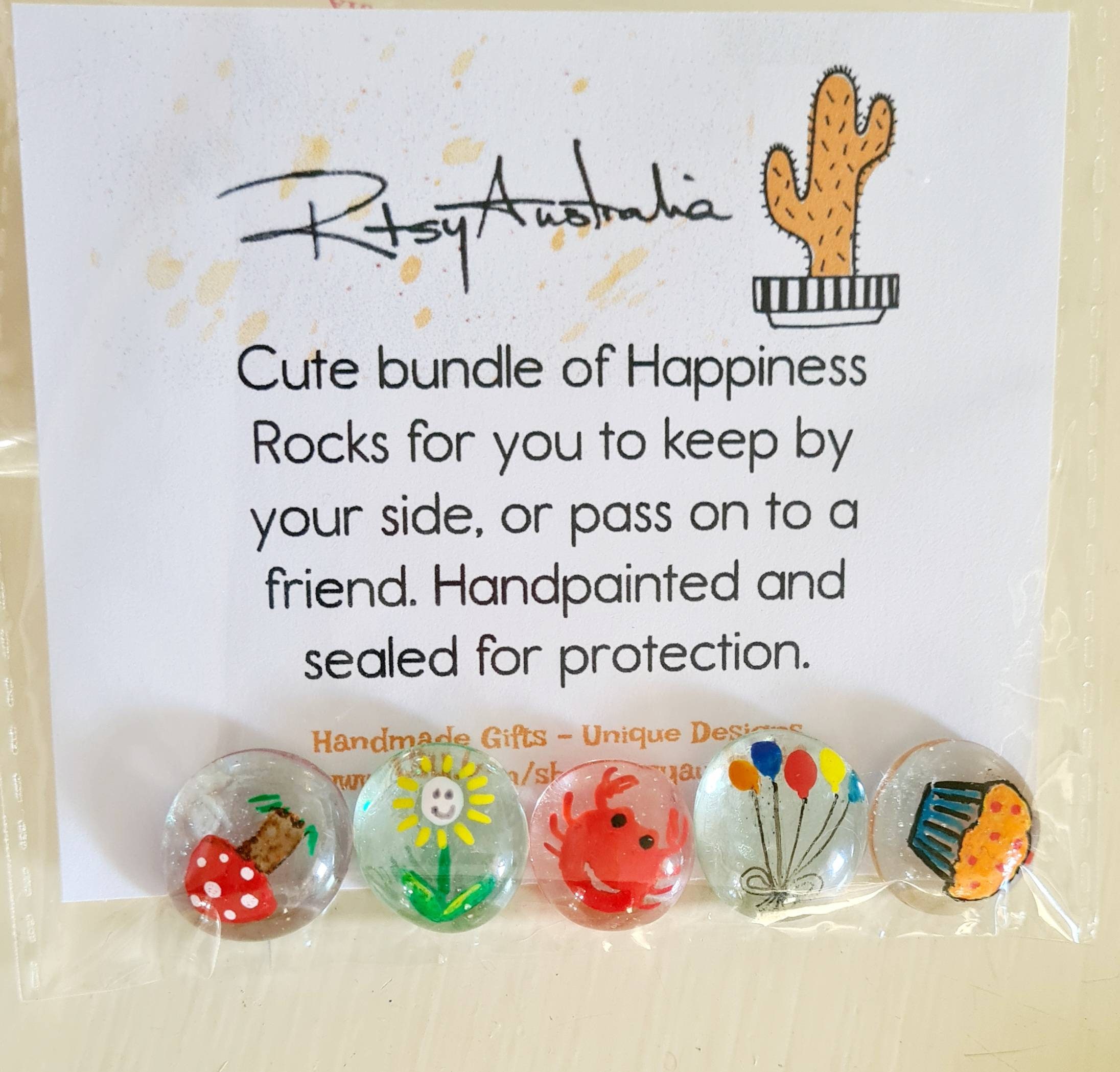 Mini Rocks Set Cutest mindfulhandpainted Rock Glass Rocks - Etsy Australia
