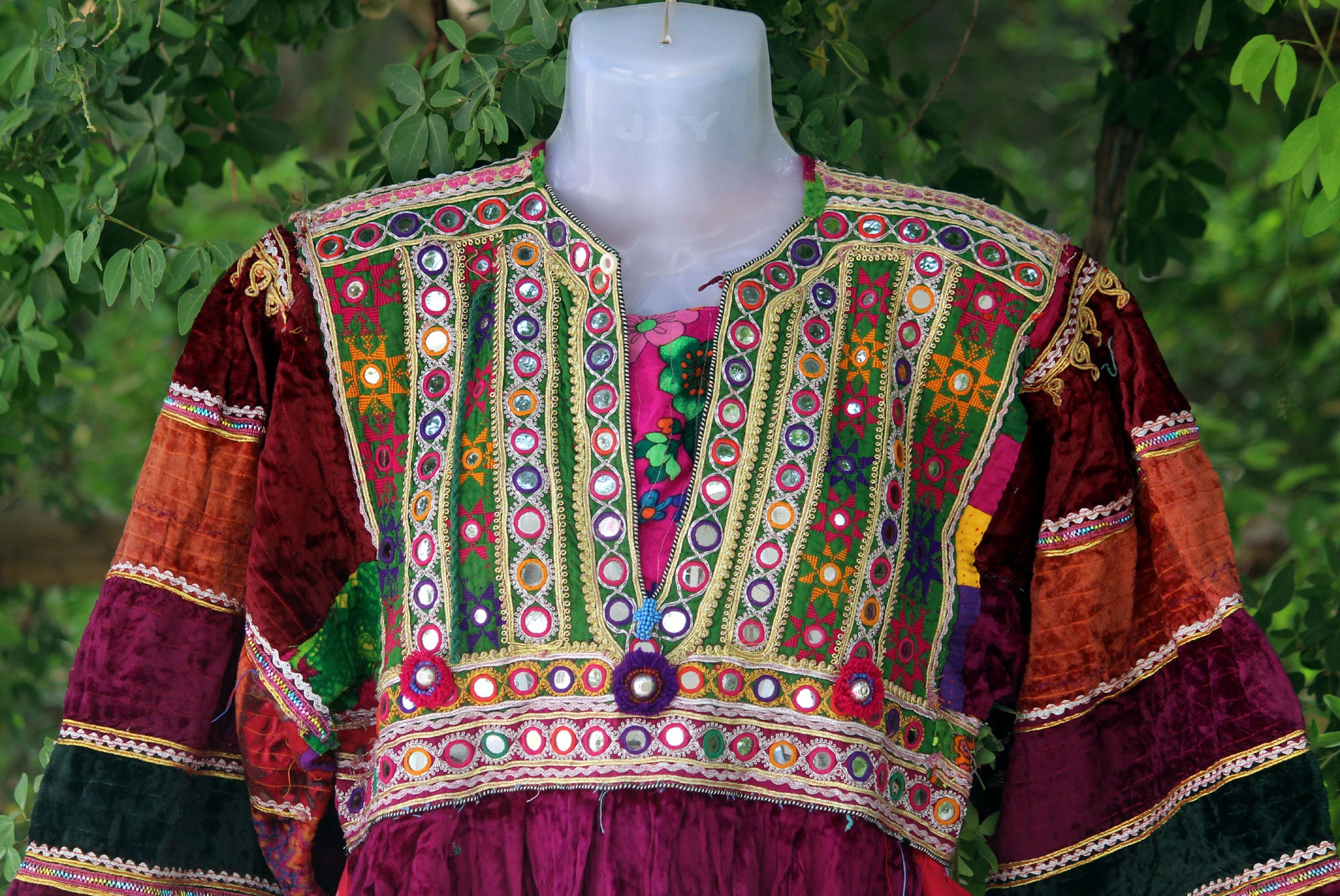 Kochi Handmade Dress/clothes Full Embroidery Handwork Afghani ...