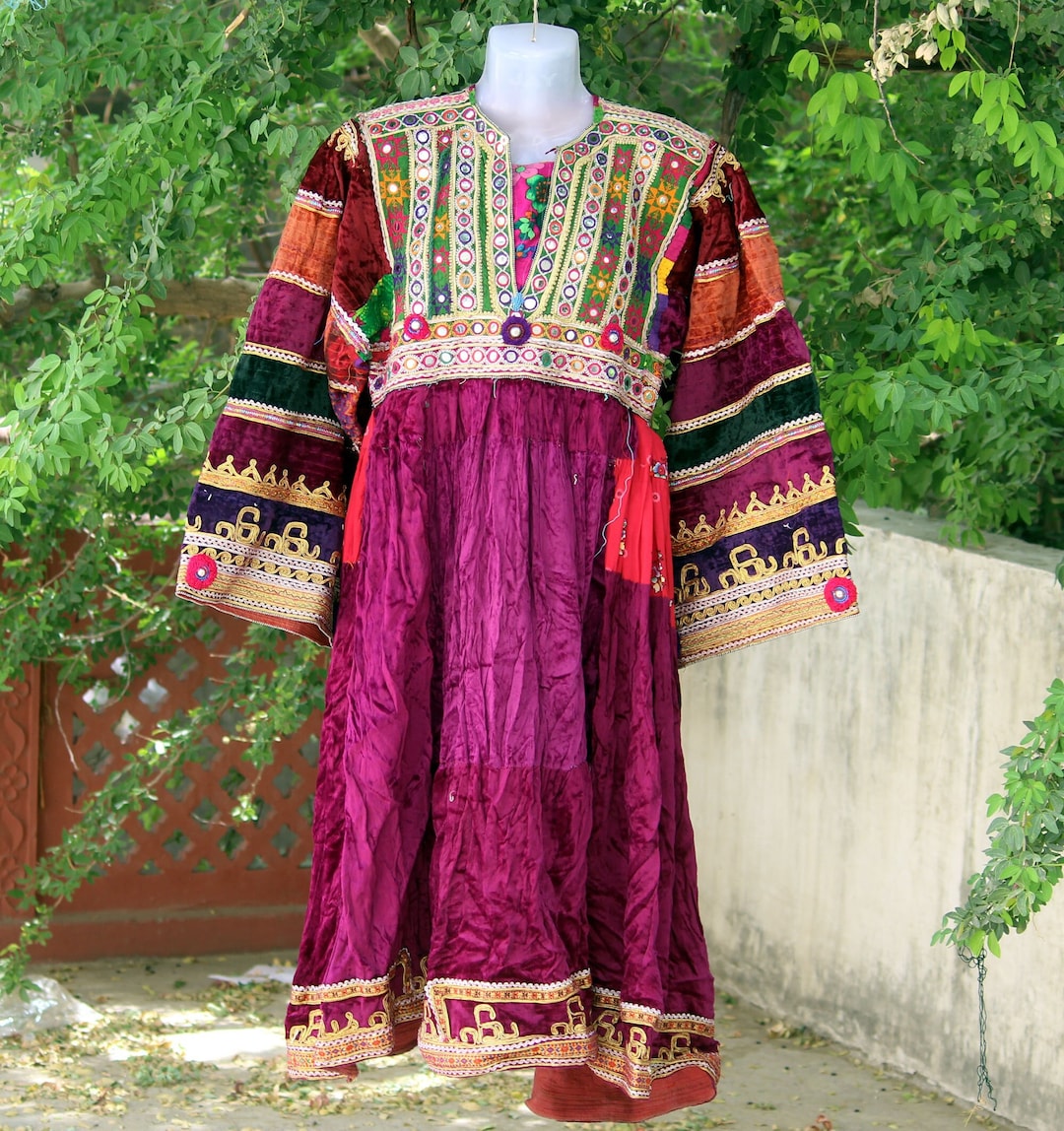 Kochi Handmade Dress/clothes Full Embroidery Handwork Afghani ...