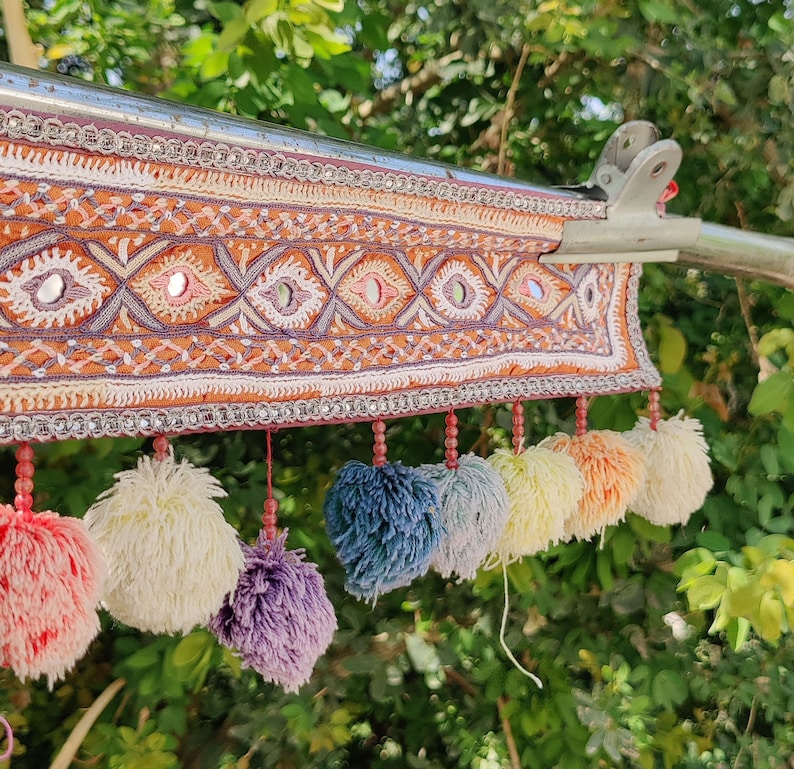 Ahir Banjara Embroidery Toran Banjara Door Topper Tribal Gate Decor ...