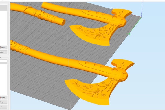 Leviathan axe Kratos 3d printing file | Etsy