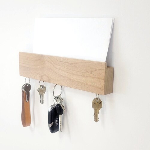 Wood Wall Magnetic Key Holder - Etsy