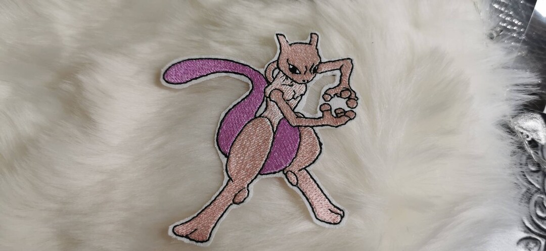 Mewtwo Pokémon Patch - Etsy