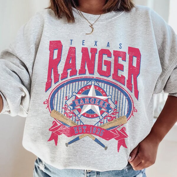 Texas Rangers Shirt Vintage - Etsy
