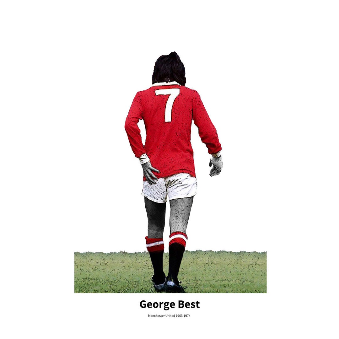 GEORGE BEST - Manchester United 1963-1974 - Etsy