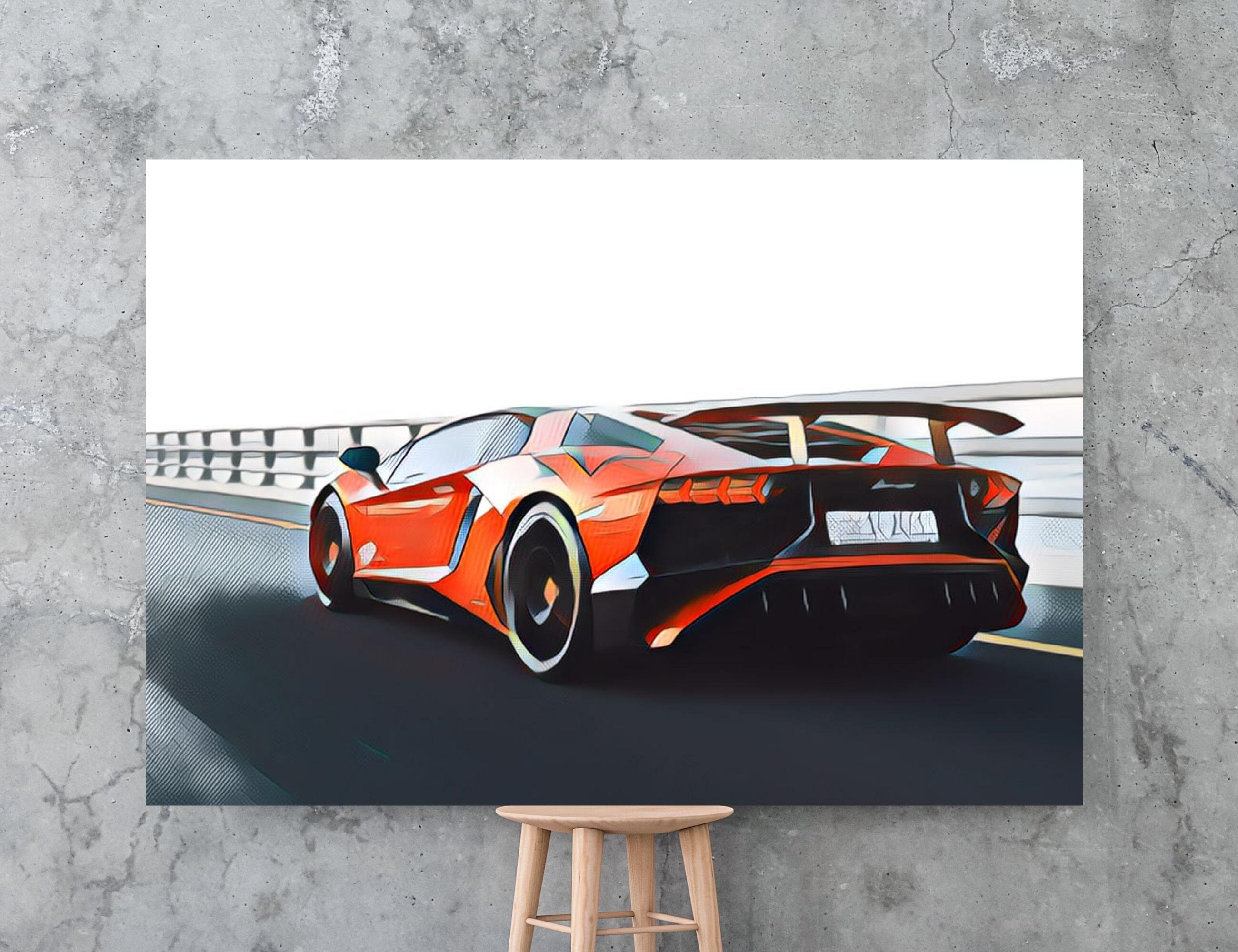 Custom Car Portrait Art From Photo Car Lover's Gift - Etsy