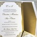 Wedding Invitations Elegant Gold Border Wedding Invitations . Custom ...