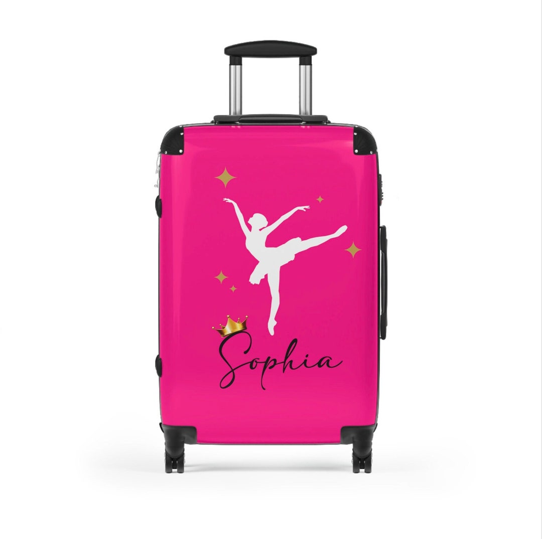 Dancer Girl Suitcase Pink . Best Gift for Dancer Girl . Girl - Etsy