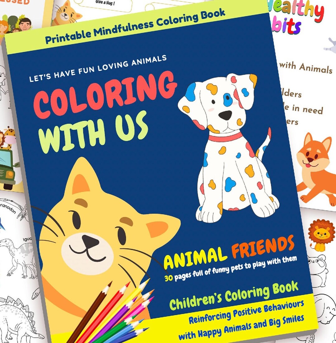 Coloring Book Kids Positive Mind Affirmations for Kids . Coloring Book ...