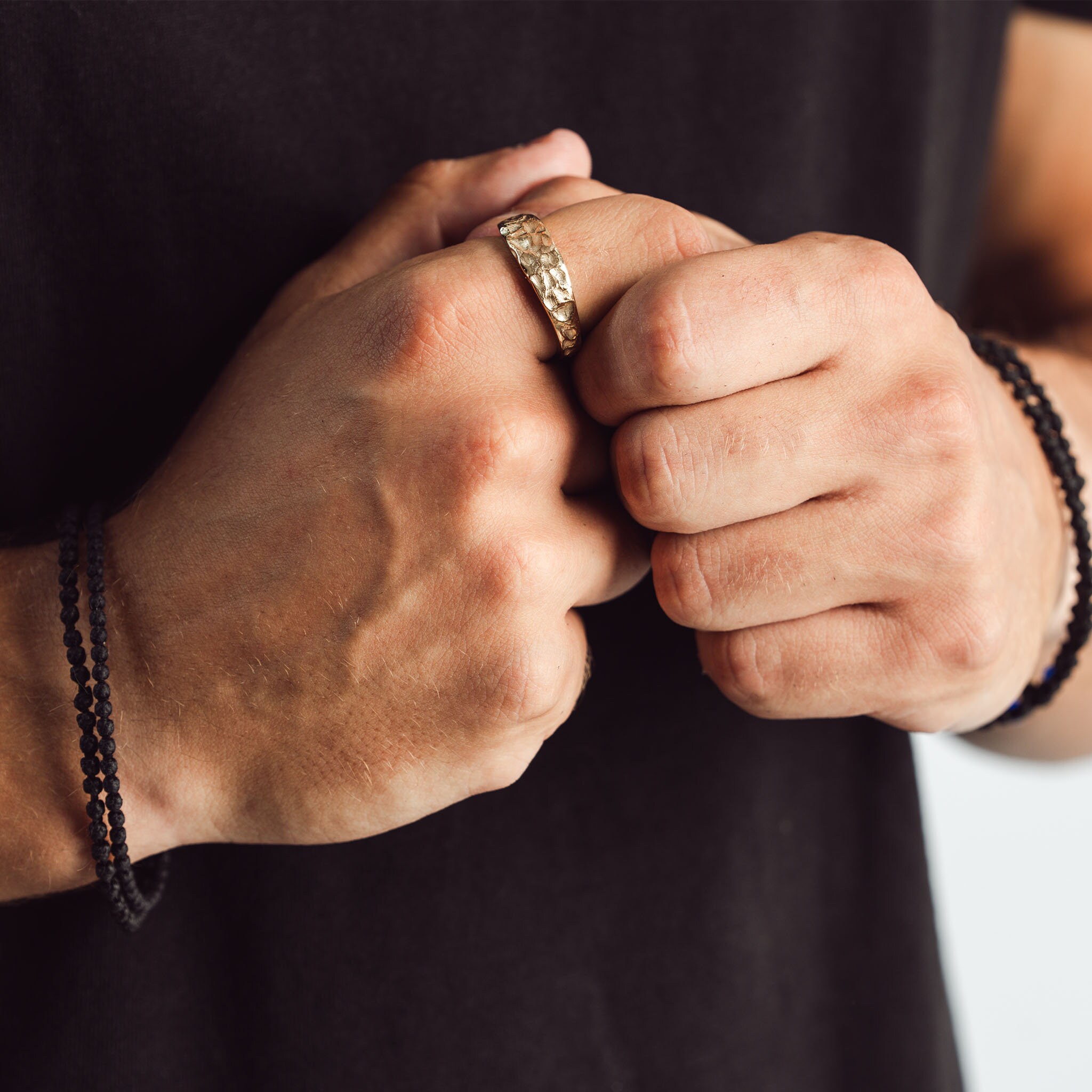 Handcrafted Organic Design Man Ring Celestial Terra Ring - Etsy