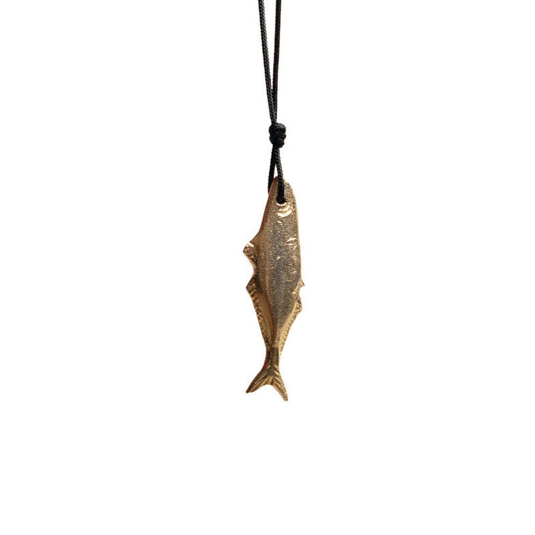 Handmade Fish Necklace Nautical Pendant Ocean Jewelry Atlantic Horse ...