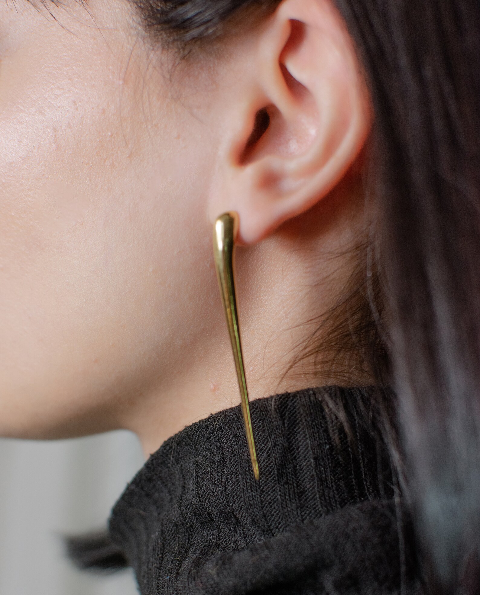 Custom Long Bar Earrings - Etsy