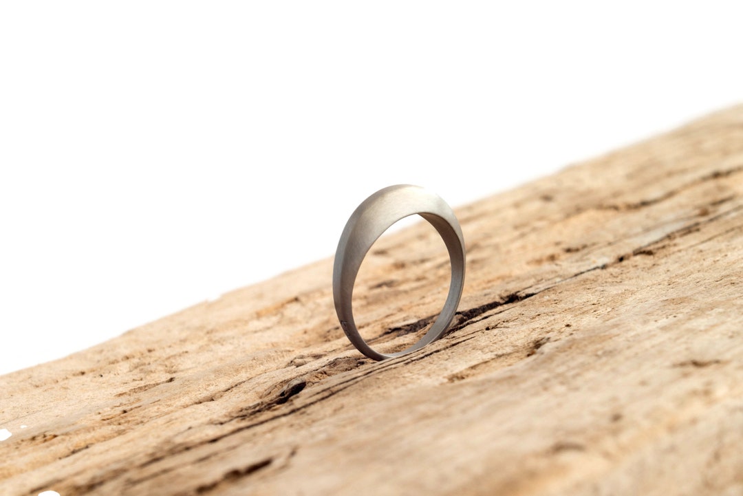 Stacking Gray Ring Everyday Handmade Ring - Etsy