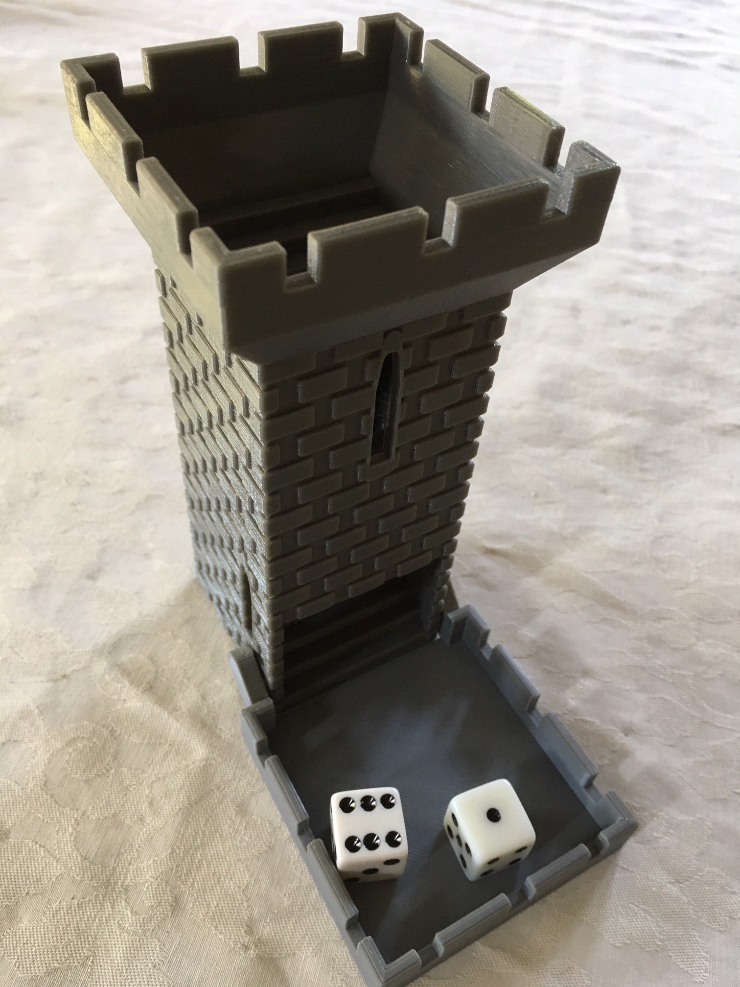Castle Dice Tower With Folding Tray - Etsy