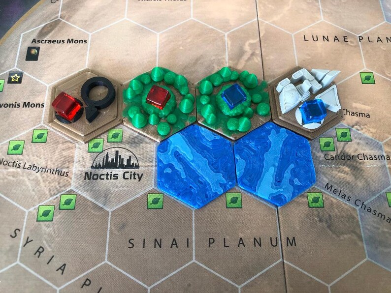 Terraforming Mars Tiles - Updated - Etsy