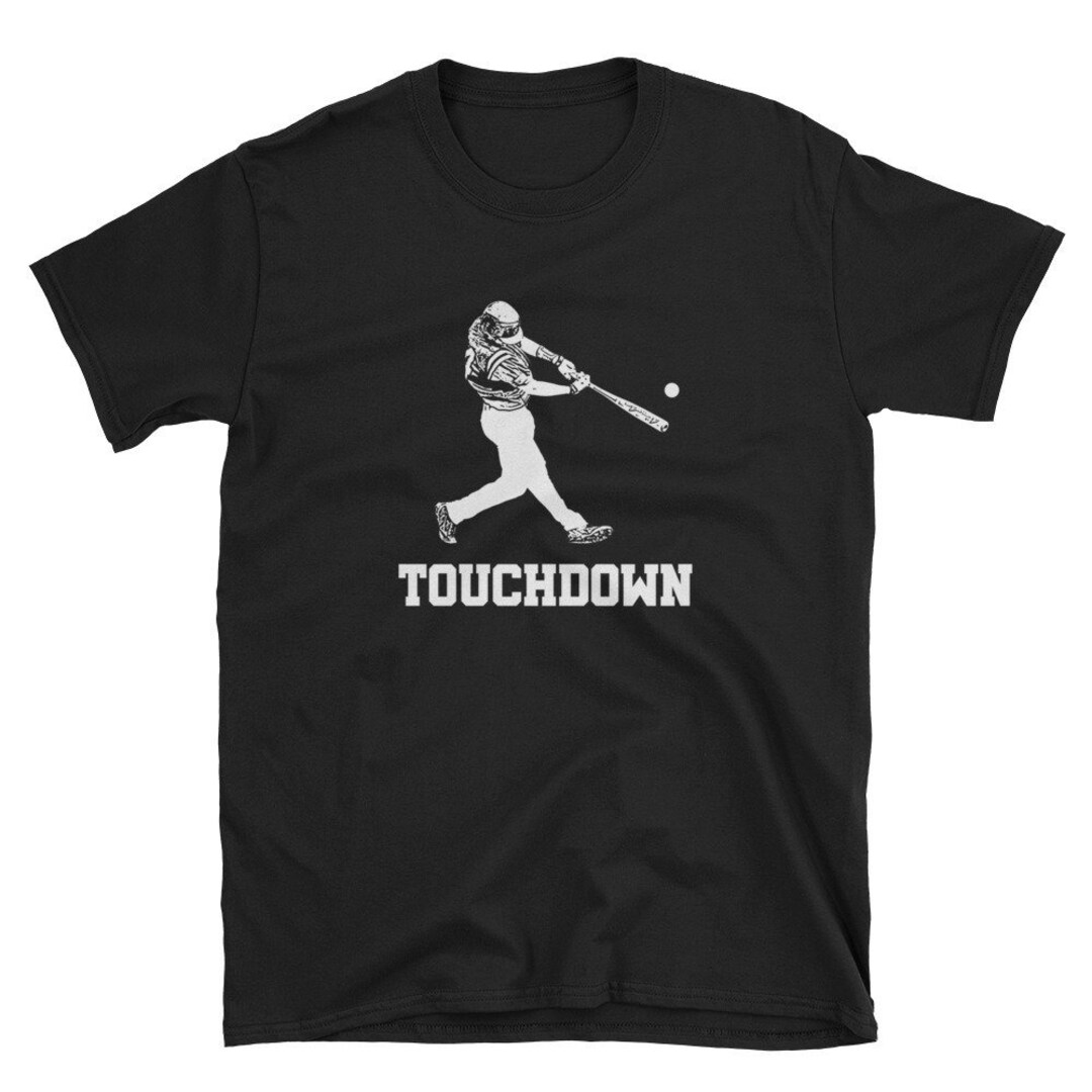 Baseball Player T-shirt: Funny Baseball Touchdown Athlete Joke - Etsy