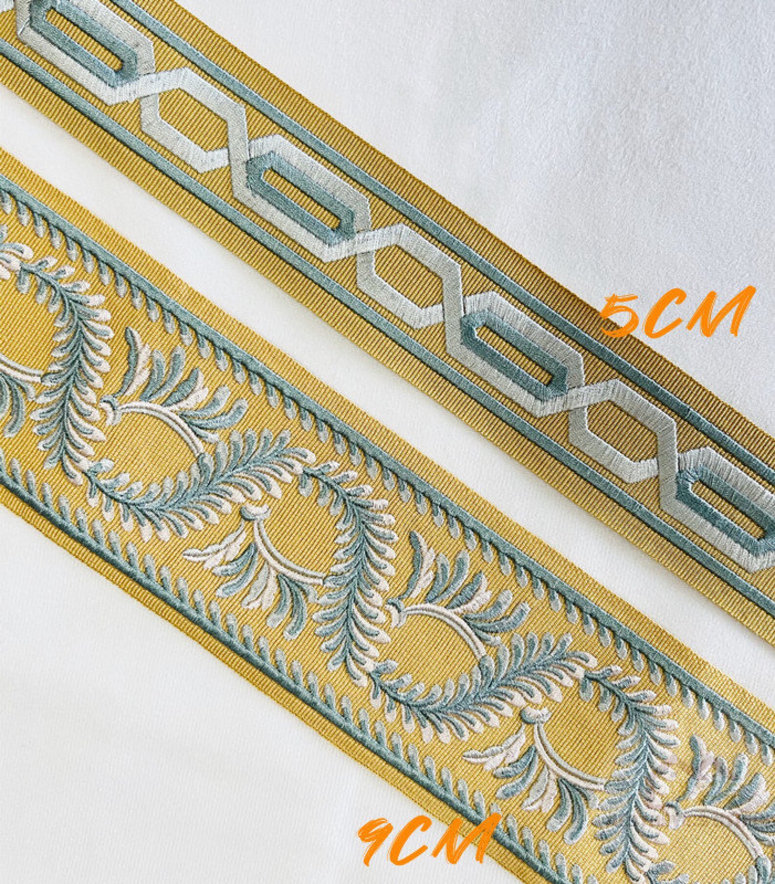 1.9“ 5cm Drapery Trim by the Yard ,decorative Trim for Curtains ...