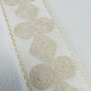 2.3"6cm Cotton Linen Trim Tape,fabric Trim for Curtains ,tapestry ...