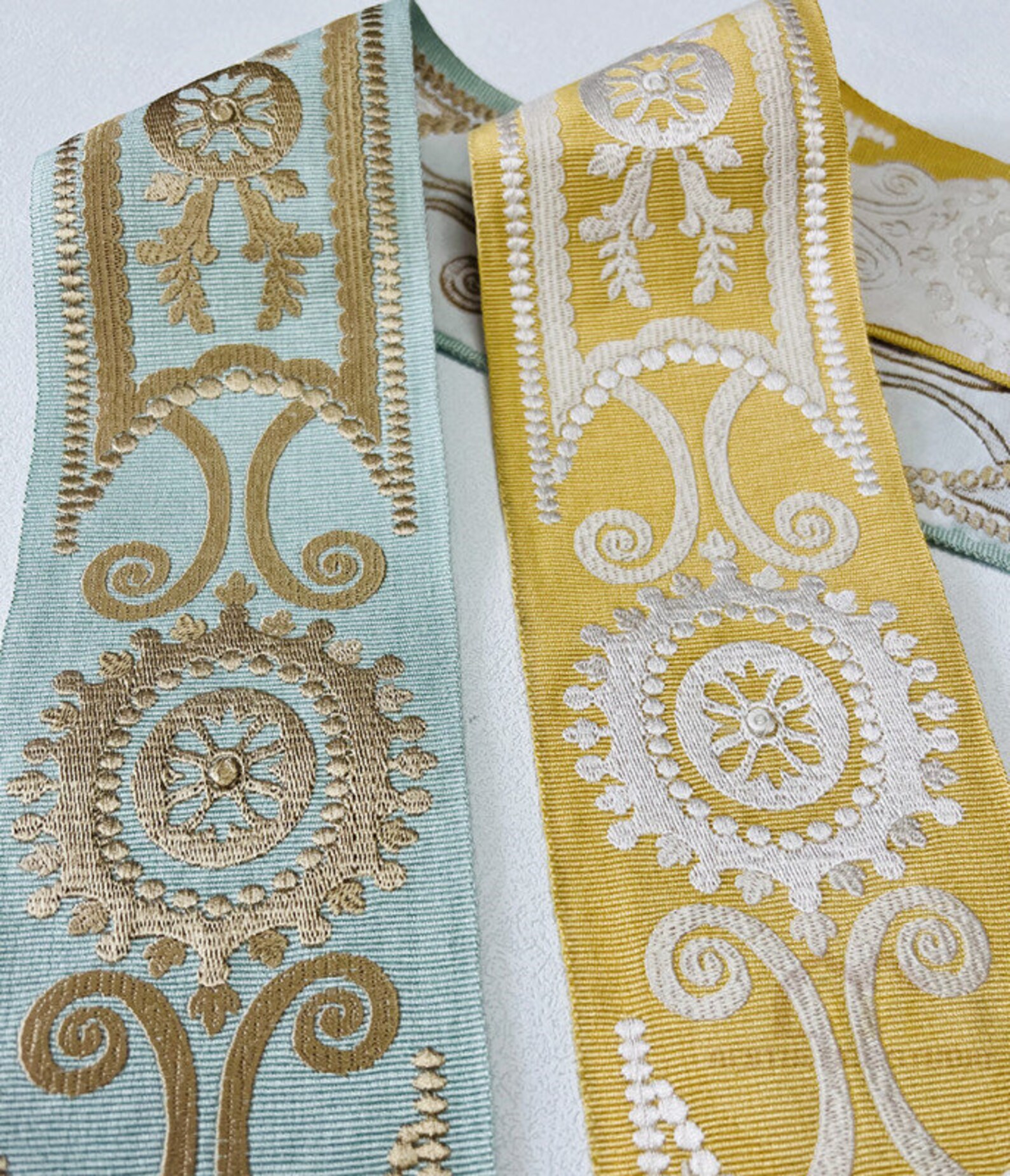 Retro Embroidery Trim Tape, 3.5“decorative Trim by the Yard, Upholstery ...