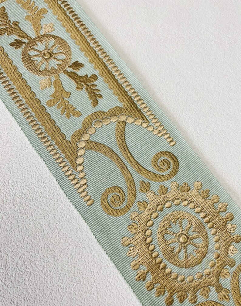 Retro Embroidery Trim Tape, 3.5“decorative Trim by the Yard, Upholstery ...