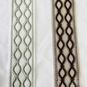 Embroidery Drapery Trim Tape, 2.9"trim Tape,sewing Fabric Trim for ...