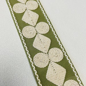 2.3"6cm Cotton Linen Trim Tape,fabric Trim for Curtains ,tapestry ...