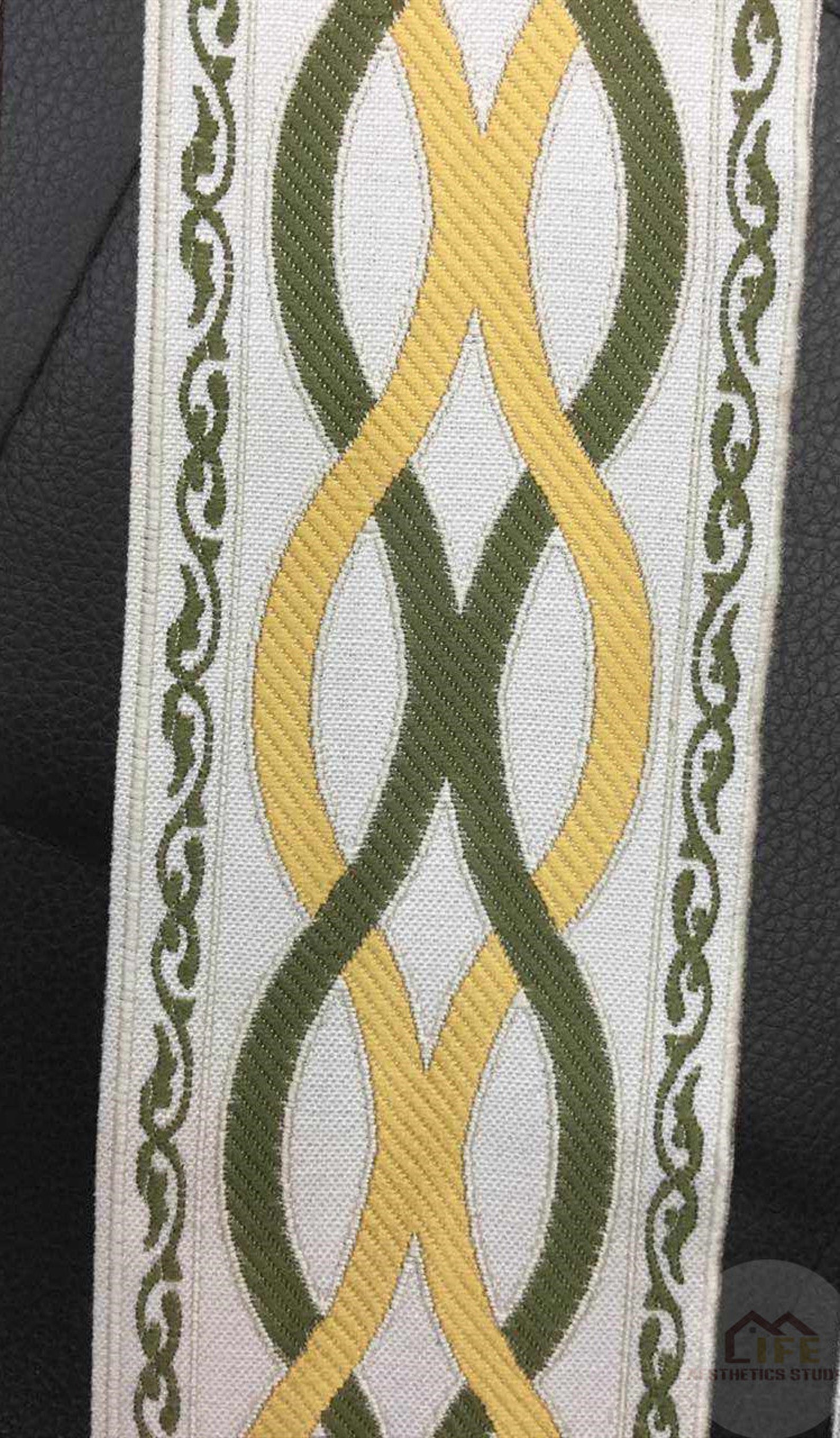 CURTAIN TRIM Jacquard Border Fabric Trim for Curtains Brocade - Etsy