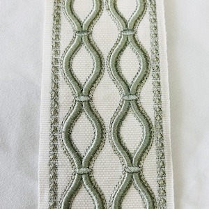 Light Green/green Collection Curtain Trim Jacquard Trim Embroidery Tape ...