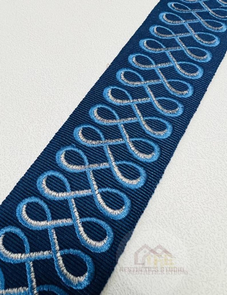 Navy Blue Collection Decorativetrim for Curtains, Upholstery Tape Sold ...