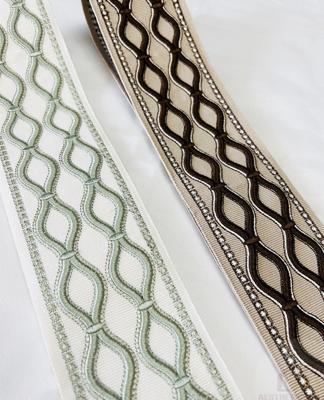 Embroidery Drapery Trim Tape, 2.9"trim Tape,sewing Fabric Trim for ...