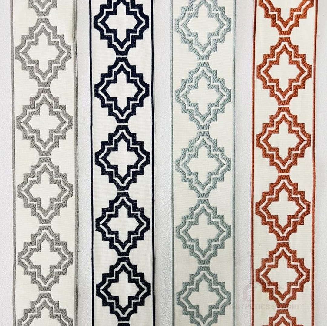 Embroidery Drapery Trim, 3.1