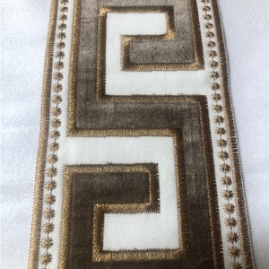 Velvet 3.5 Fabric Trim for Curtain Trim With Raised - Etsy