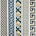 Blue Collection Curtain Trim Jacquard Trim Decorative Fabric Trim for ...