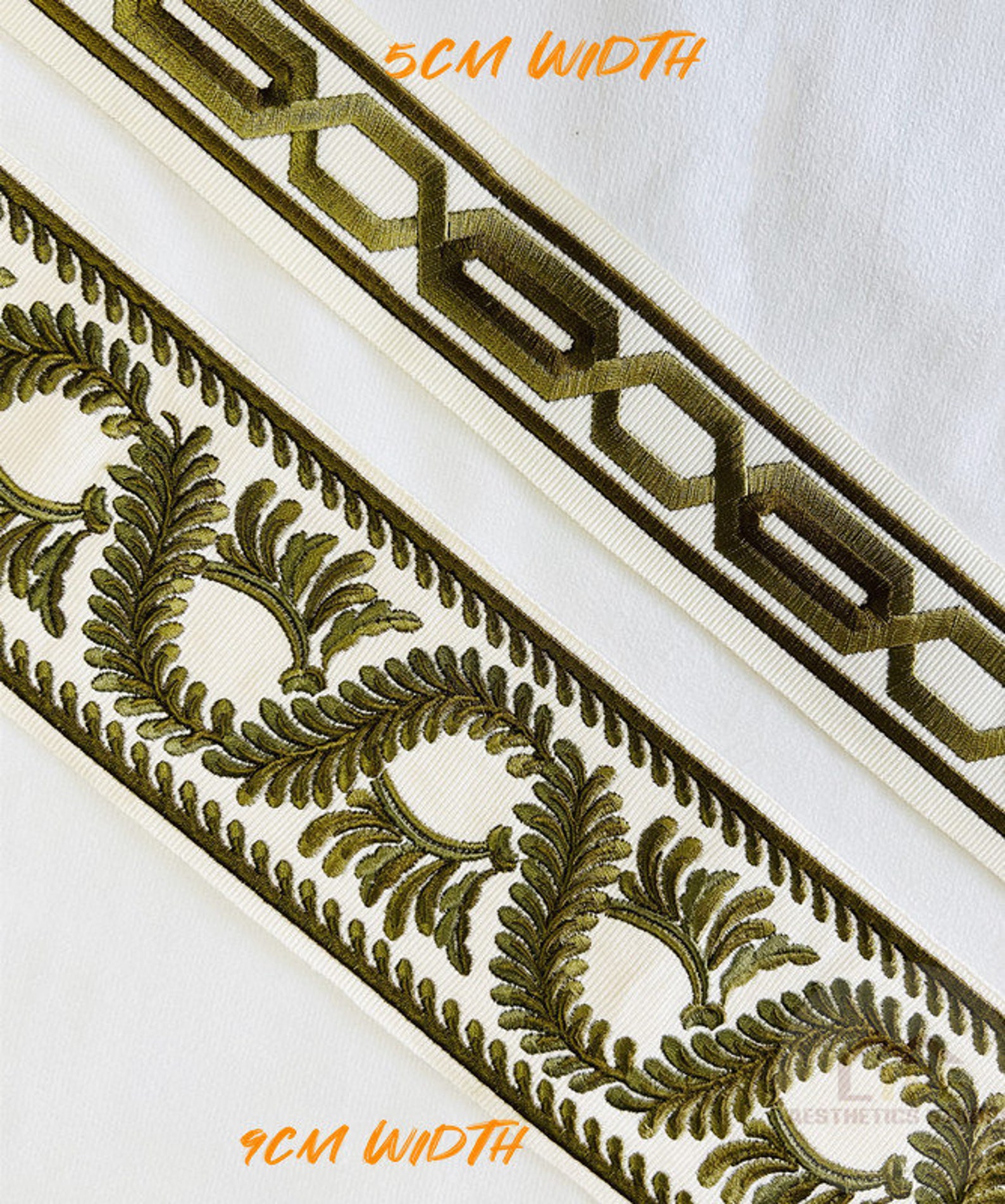 1.9“ 5cm Drapery Trim by the Yard ,decorative Trim for Curtains ...