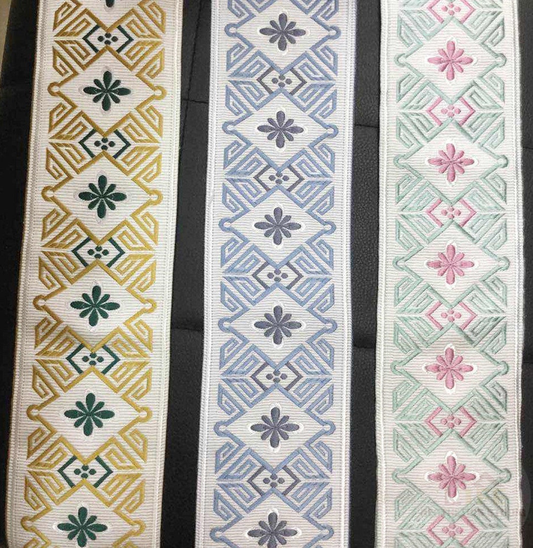 TAPE CURTAIN BORDER - Upholstery Trims - Fabric Trim by the Yards ...