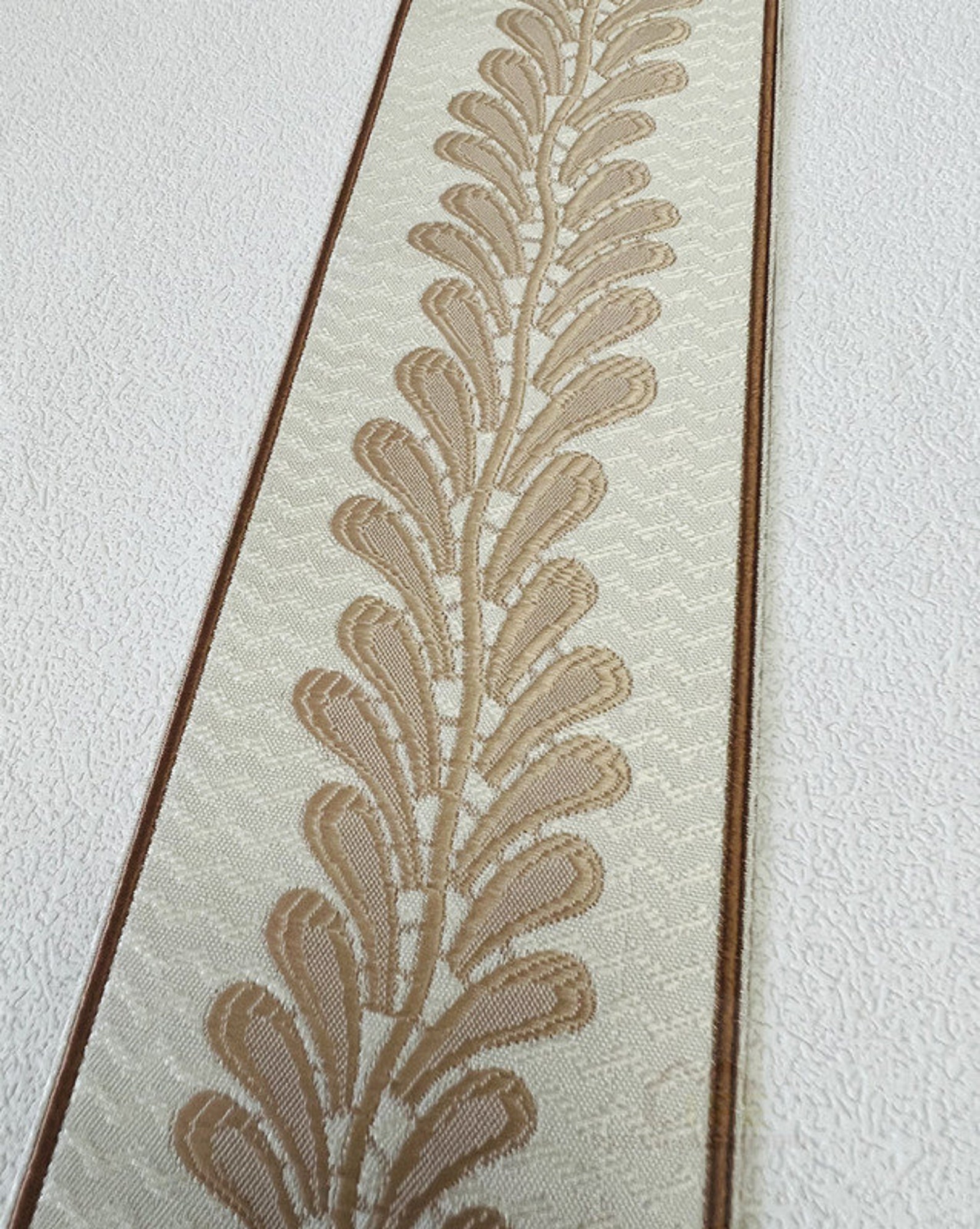 Beige Neutral Colour Collection Curtain Trim, Decorative Fabric Ribbon ...