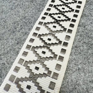 Geometric Ribbon Trim, Upholstery Ribbon Trim , Embroidery Trim for ...