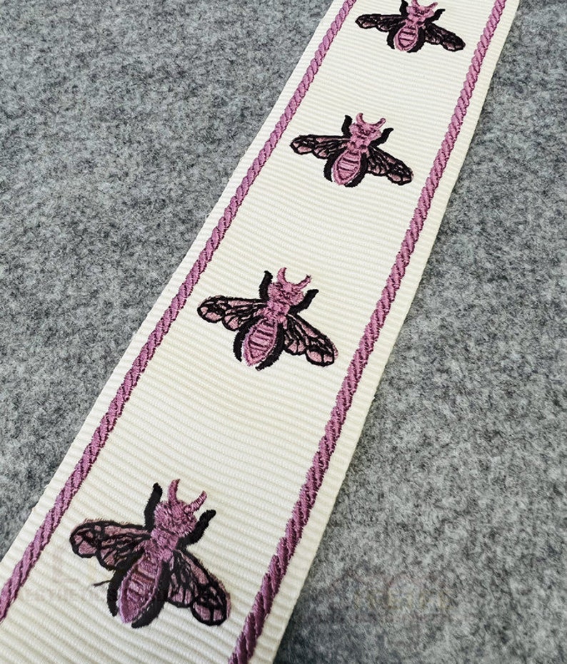 1.9" 5cm Little Bee Trim Tape,3 Colors Drapery Trim,fabric Trim for ...