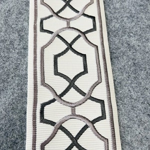 Geometric Drapery Trim, Embroidery Trim Tape,3.3curtain Trim Tape ...